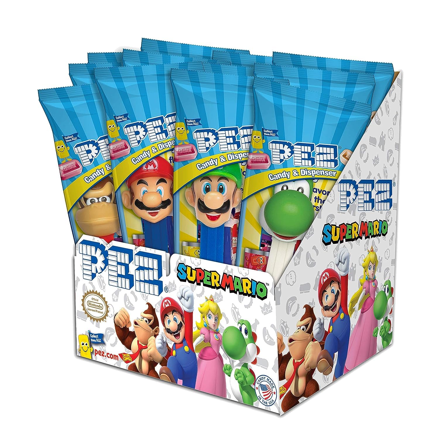 SUPER MARIO BROS PEZ CANDY DISPENSER – Cap'n Games, Inc.